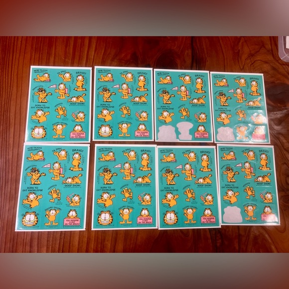 Office | Vintage Garfield Stickers | Poshmark